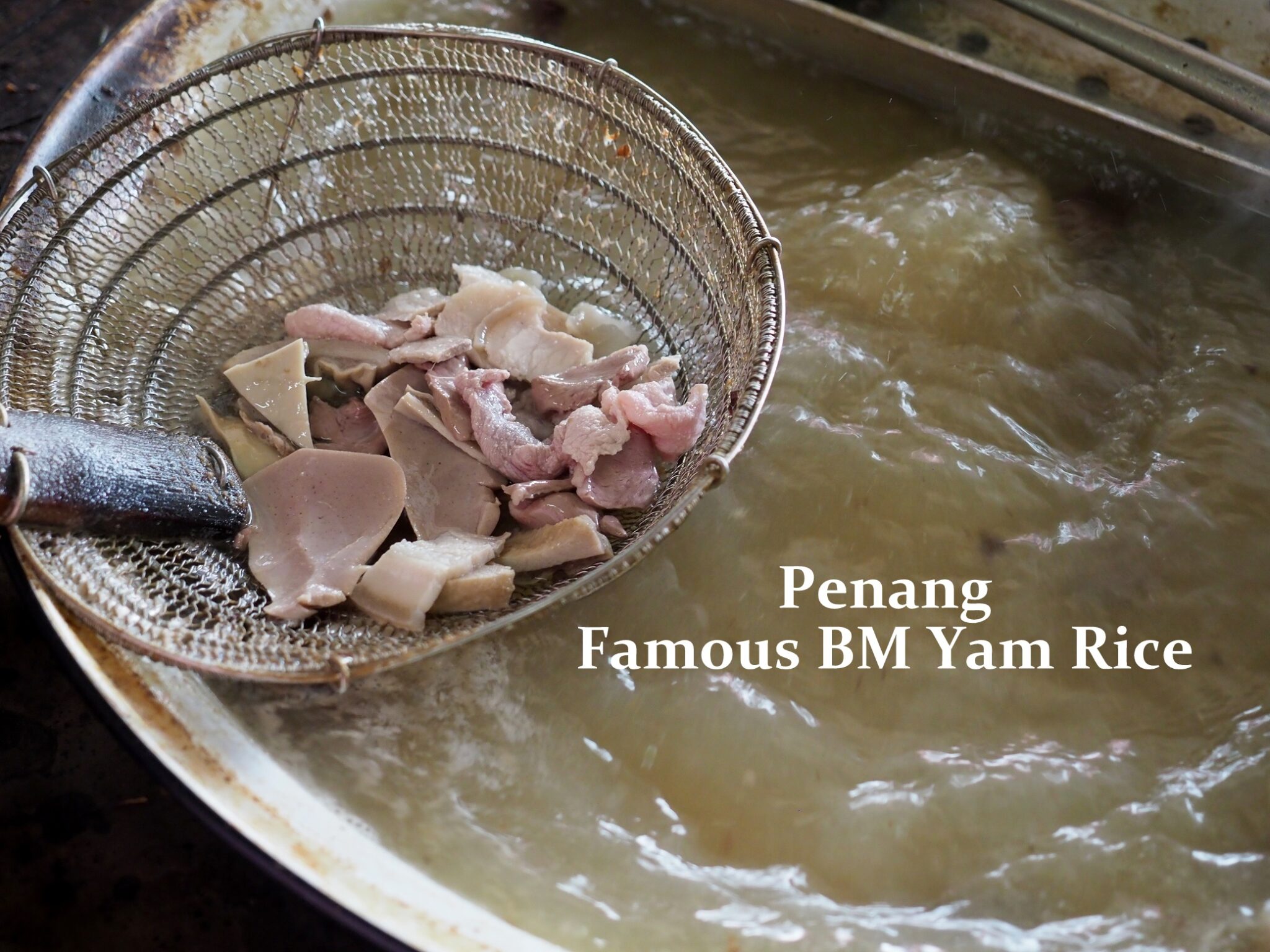 Famous BM Yam Rice @ Bukit Mertajam, Penang - I Come, I See, I Hunt and ...
